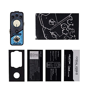 VALETON Coral Verb II Digital Reverb Guitar Effects Pedal