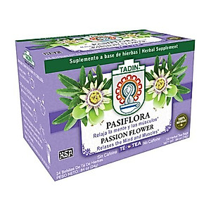 Tadin Tea, Pasiflora (Passion Flower) Tea, 24 Count Tea Bags