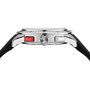 Nautica Men's NAPNSF109 NST 101 Grey/Black/Black Silicone Strap Watch