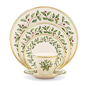 Lenox 146590600 Holiday 5-Piece Place Setting