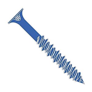 Shorpioen 20-Pack 1/4 x 3 1/4 Phillips Flat Concrete Screw * Drill Bit NOT Included * Blue Perma Seal BC-1452CNPF