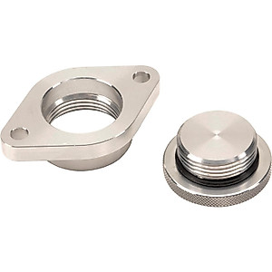 Bolt-On Billet Aluminum Engine Oil Filler Caps, Short