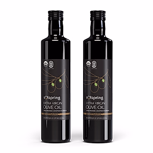 Dr. Mercola Solspring Biodynamic Organic Extra Virgin Olive Oil (Pack of 2), 16.90 F. Oz. per Bottle, Gluten Free, Soy Free, USDA Organic, Demeter Certified