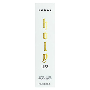 LORAC Holy Lips Plumping Serum Lip Gloss, Travel Size | Collagen, Hyaluronic Acid Infused, Cruelty Free, Gluten Free, Vegan