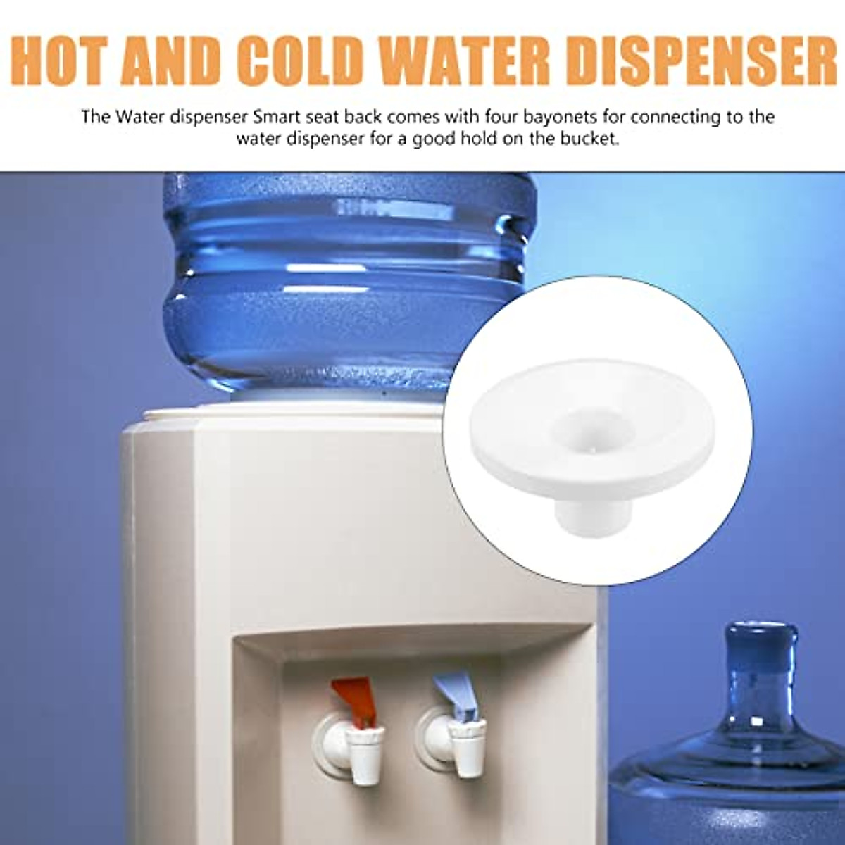 Water Fountain Smart Seat 3pcs Water Cooler Water Dispenser Water Guard Water Fountain Base Bottle Holder Replacement Part Water Dispenser Accessory Water Cooler