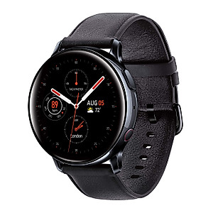 SAMSUNG Galaxy Watch Active 2 (40mm, GPS, Bluetooth, Unlocked LTE) Smart Watch with Advanced Health monitoring, Fitness Tracking , and Long lasting Battery, Aqua Black - (US Version)