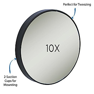 Zadro 3-Inch 10x Mag Close Up Spot Mirror, Mini