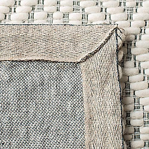 SAFAVIEH Marbella Collection 4' x 6' Ivory MRB394A Handmade Premium Wool Area Rug