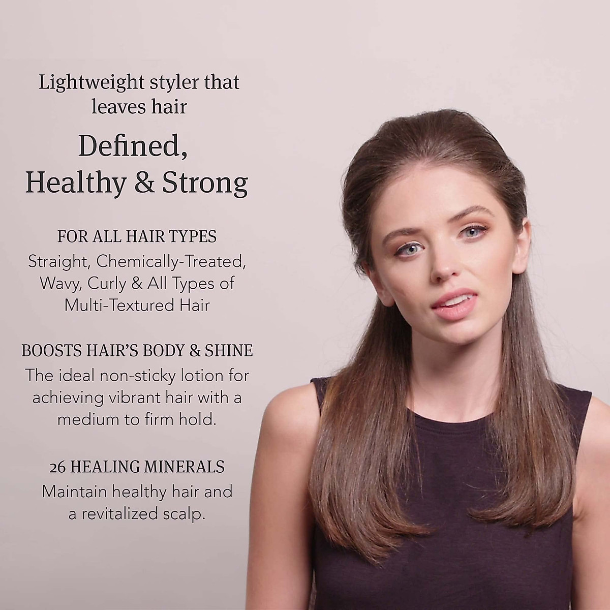 Saphira Sculpting Lotion for Medium To Firm Hold, Healthy Shiny Hair, for All Hair Types, Women and Men, Sulfate-Free, Paraben-Free, 8.5 Ounce