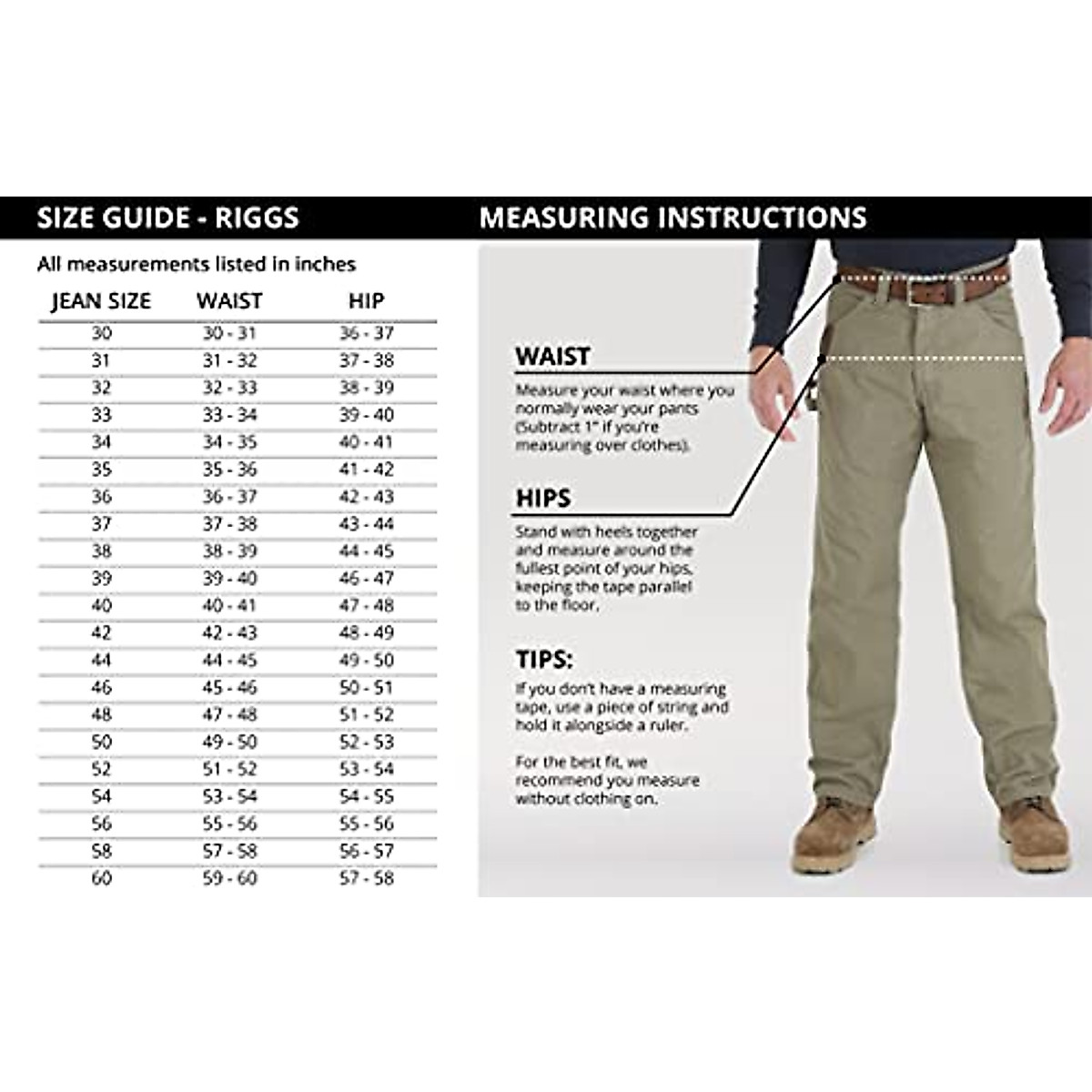 Wrangler Riggs Workwear mens Ranger work utility pants, Bark, 36W x 32L US