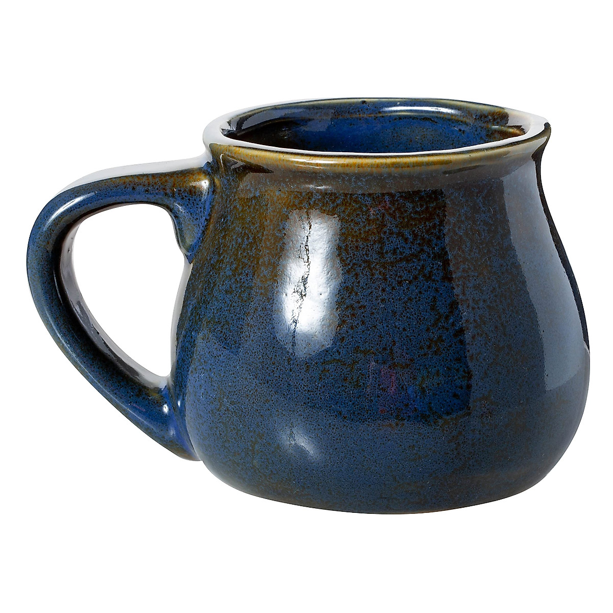 Cape Shore Handcrafted Bean Pot Stoneware 16oz Mug, Multiple Styles Available (Loon)
