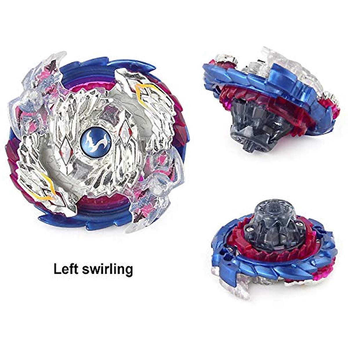 Elfnico Bey Battle Gyro Burst Battle Evolution Metal Fusion Attack Set with 4D Launcher Grip and Arena