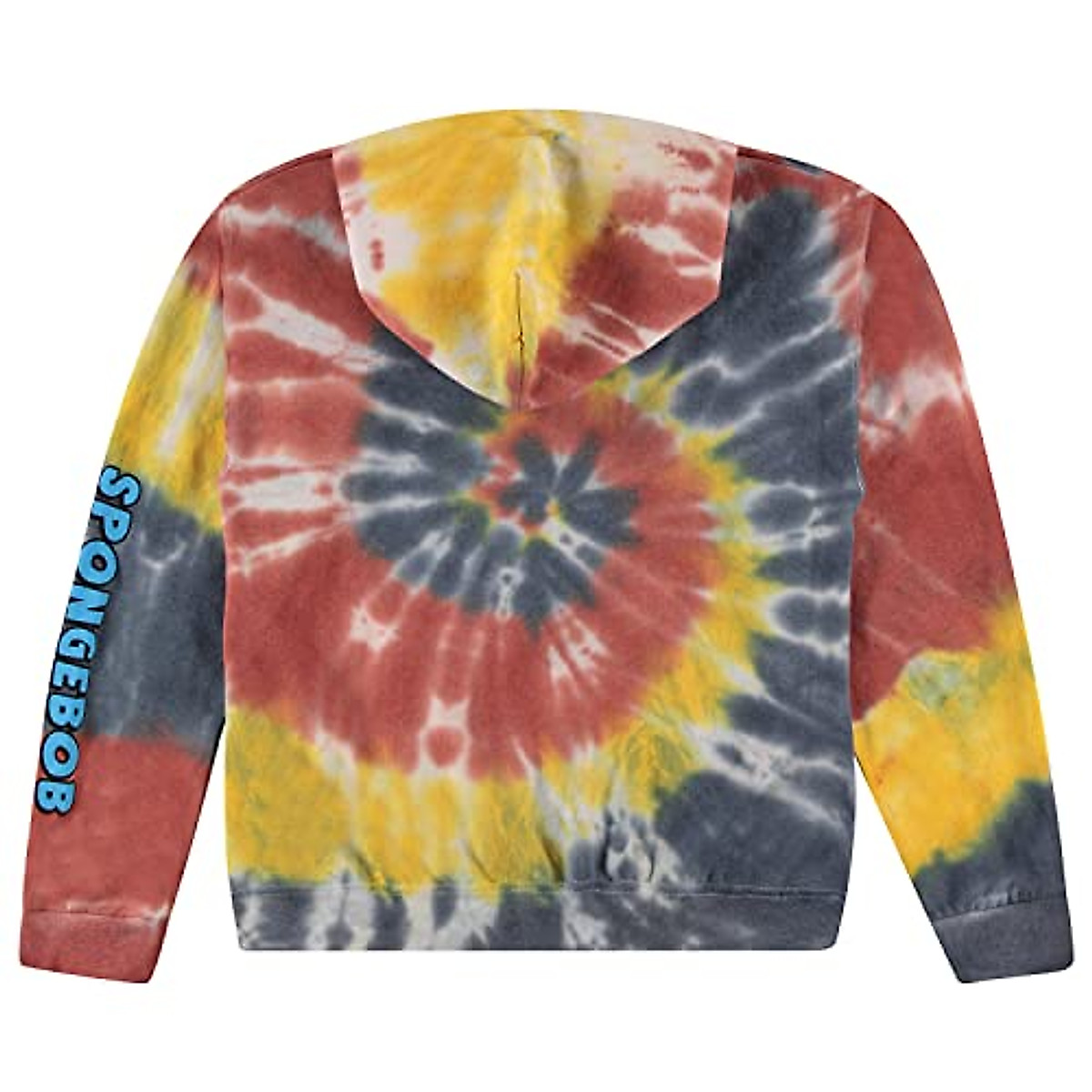 Mens Spongebob Squarepants Classic Hoodie - Spongebob, Patrick & Krusty Krab Tie Dye Hoodie Sweatshirt (Tie Dye, Medium)