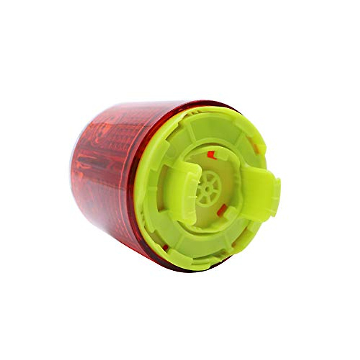 Aolyty Solar Warning Strobe Light 360 Degree Outdoor IP48 Waterproof Light Operated Automatically On Save Power for Traffic Cone Construction Light Control Flashing (Yellow)