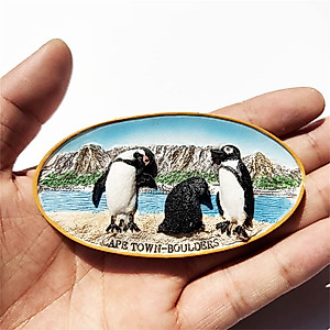 Boulders Cape Town South Africa Refrigerator Magnet Travel Souvenir Fridge Decoration 3D Magnetic Sticker Hand Painted Craft