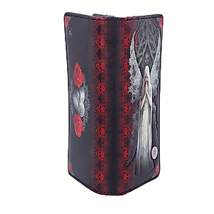 Nemesis Now Black Love Remains Anne Stokes Embossed Purse 18.5cm, One Size