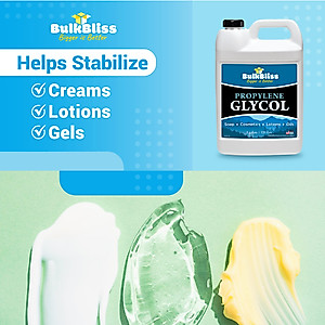 Bulk Bliss Propylene Glycol Food Grade Quart - USP Grade for Skin, Cosmetics, Humidors, Snow Globes (32 oz)
