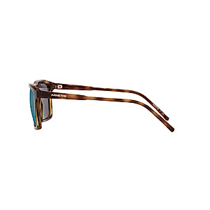 ARNETTE Man Sunglasses Havana Frame, Emerald Iridium Lenses, 56MM