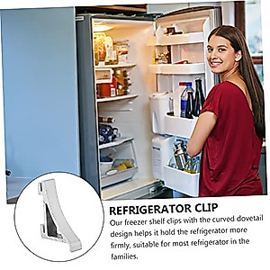 YARNOW 10pcs Support Buttons Mini Ice Chest Stainless Steel Cooler Stainless Steel Mini Fridge Metal Stand Freezer Clamp Refrigerator Clamp Aluminum Refrigerator Clamp Aluminum Clips