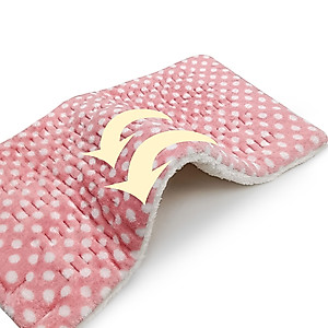 HELLOMOTO Heating Pad for Back, Neck & Shoulder Pain Relief with 12 Heat Settings and 8 Timer Settings, 12"x24" Extra Large Heat Pad, Machine Washable - Pink