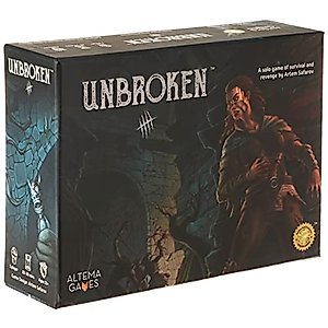 Golden Bell Studios Unbroken: a Solo Game of Survival and Revenge , Black
