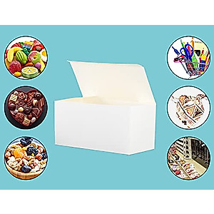 HUAPRINT White Gift Box with Lids 9x4.5x4.5inch,24pcs Paper Gift Box for Presents,Birthday,Bridesmaid Proposal,Groomsmen Engagements,Baby Showers,Christmas,Wedding Party Favor,Cupcake,Crafting,Holidays