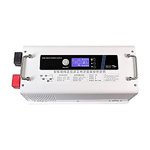 NALMAXO 2000W 3000W 12V-72V to 110V 220V UPS Power Frequency Pure Sine Wave Solar Car Charging Inverter Suitable for Solar and Wind Power Generation Systems (Color : 3000W, Size : 48V-110V)