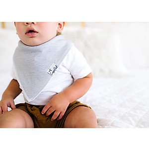 Copper Pearl Baby Bandana Drool Bibs for Drooling and Teething 4 Pack Gift Set “Lennon