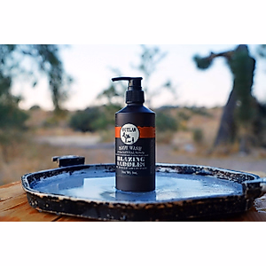 Blazing Saddles - The Sexiest Natural Body Wash Ever - Western Leather, Gunpowder, Sandalwood, and Sagebrush - Men's or Women's Body Wash - 8 fl. oz. - Outlaw