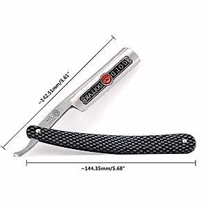 Grandslam Gold Dollar Professional Handmade Shave Ready Straight Razor - Cut Throat Knife + One Free Shaver Case Holder - Gift for Men