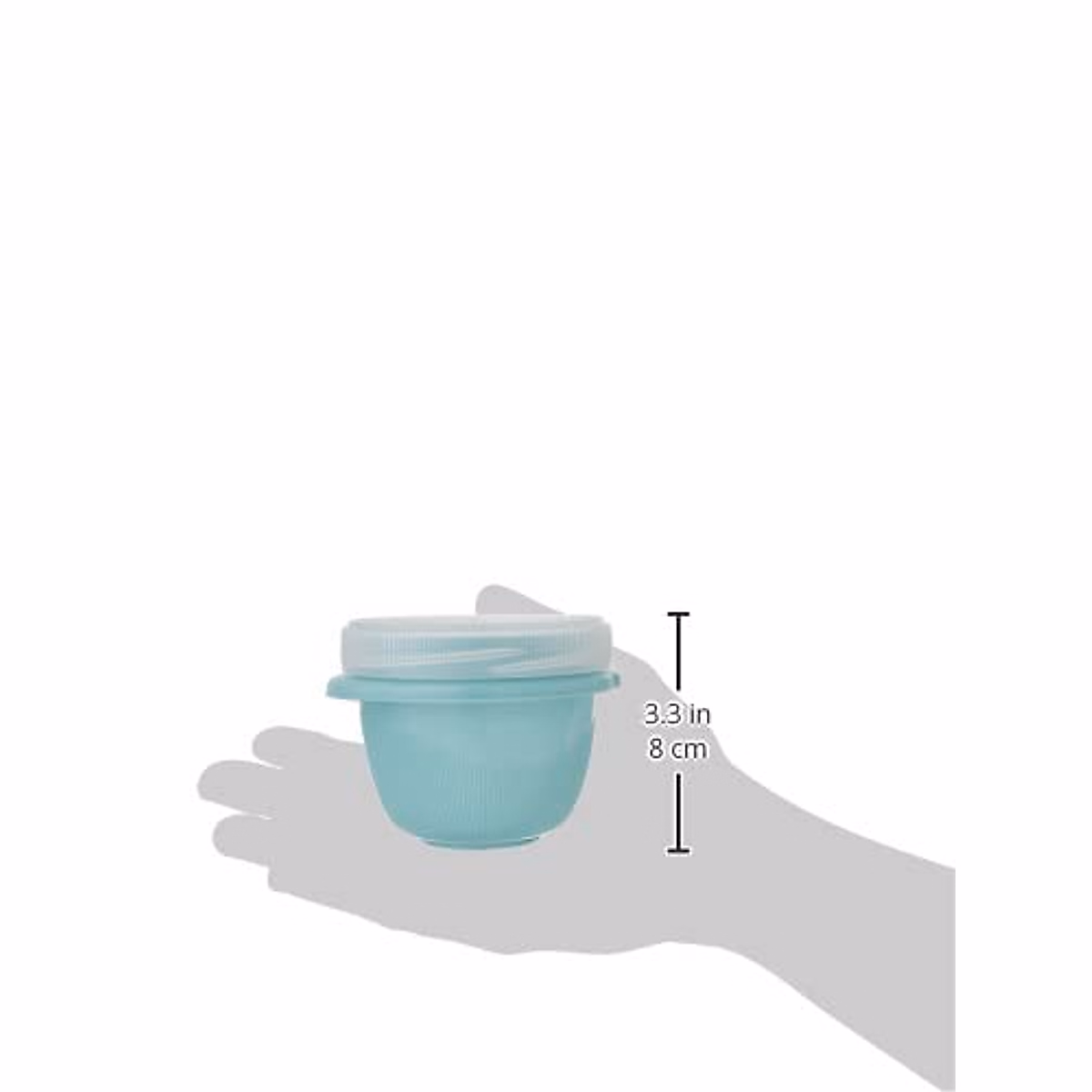 Rubbermaid TakeAlongs Snacking Food Storage Containers, 1.2 Cup, Colors may vary