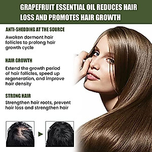 DUBUSH Follicle Reverse Serum,Grapefruit Essential Oil Hair Growth Spray,Anti-Falling Conditioning Hair Oil,Scalp Nourishing Anti Hair Loss,Hair Grow Thicker and Longer