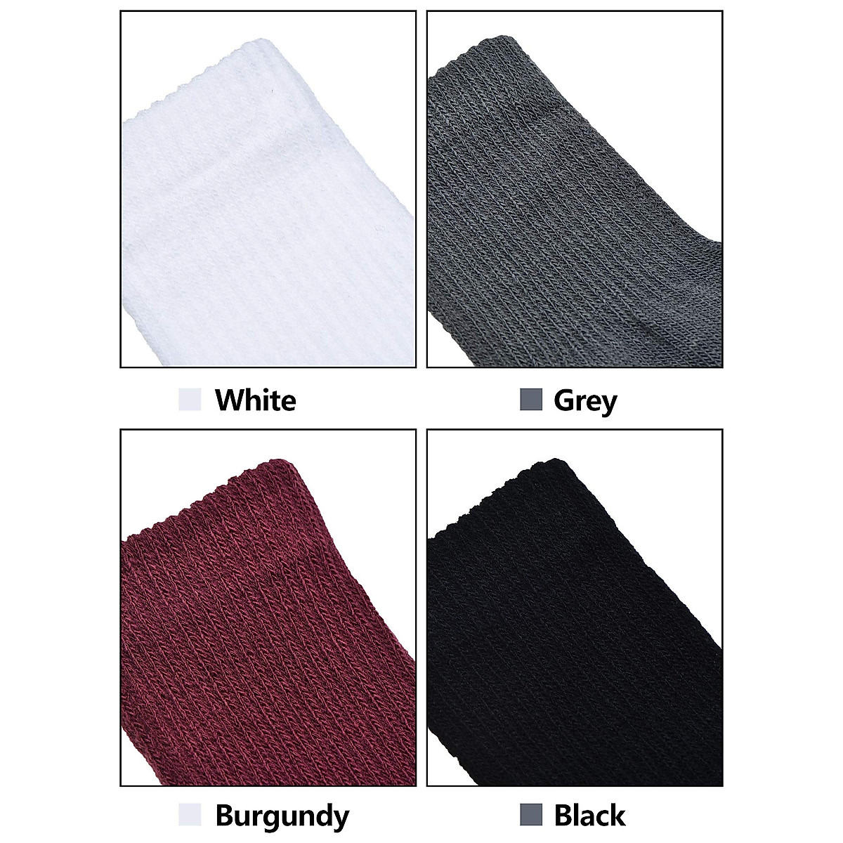 SATINIOR Half-Finger Knit Gloves for Women - Long Cuffed Mittens for Typing and Winter