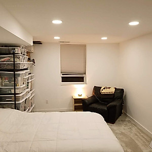 TORCHSTAR 16 Pack 6 Inch Ultra-Thin LED Recessed Lighting with Junction Box, 12W 1000lm Dimmable Recessed Downlight, 3000K Warm White, ETL & Energy Star Listed