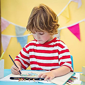 40 Pieces Canvas Zipper Pouch Bags Canvas Pencil Pouch Canvas Makeup Bags Blank Canvas Pencil Case Canvas Cosmetic Bag for Travel DIY Craft School (9.25 x 6.89 Inches, L)