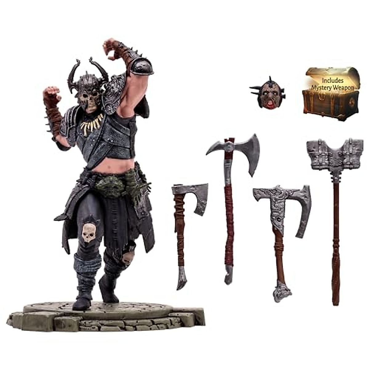 McFarlane Toys - Diablo IV Death Blow Barbarian (Common) 1:12 Scale Posed Figure