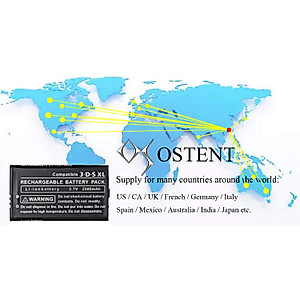 OSTENT 2500mAh 3.7V Rechargeable Lithium-ion Battery + Tool Kit Pack for Nintendo 3DS LL/XL