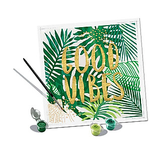 Ravensburger CreArt Good Vibes Paint by Numbers Kit for Adults - Painting Arts and Crafts for Ages 12 and Up