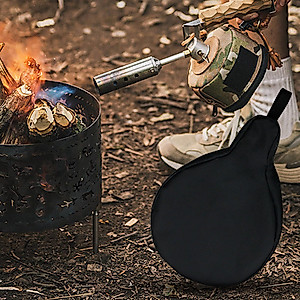 Vkinman 2pcs Lightweight Skillet Bag Cast Iron Skillet Bag for 8/10/12In Skillets Water Resistant Frying Pan Bag with Hanging Loop Skillet Pan Storage Bag for Camping Outdoors