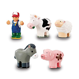 Wow Toys Freddie Farm Truck (6 Piece Play Set), White