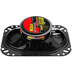 BOSS Audio Systems CH4620 Car Speakers - 200 Watts Of Power Per Pair And 100 Watts Each, 4 x 6 Inch , Full Range, 2 Way, Sold in Pairs, Easy Mounting