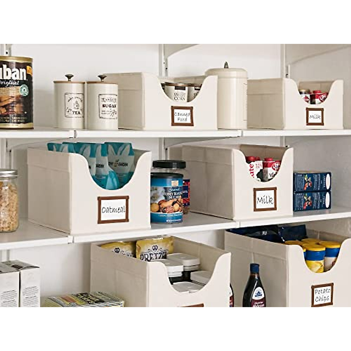 StorageWorks Product Image Pantry Storage Bins & StorageWorks Metal Storage Baskets
