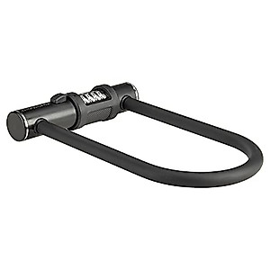 Kryptonite Combo Bike U-Lock Standard, Anti-Theft Security Bicycle Lock, 12mm Steel Shackle, 4-Digit Resettable Combination U Lock for Scooter Road Mountain Bikes