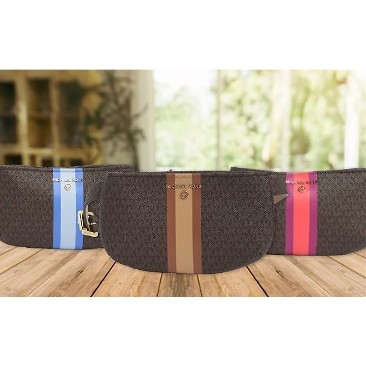 Michael Kors Women's Belt Bag, Brown,Small/Medium