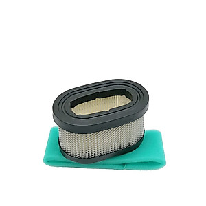 MOWFILL 4 Pack 497725 Air Filter With 273185 Pre Filter Replace for BS 5055K 4197 497725 497725S 5055 494586