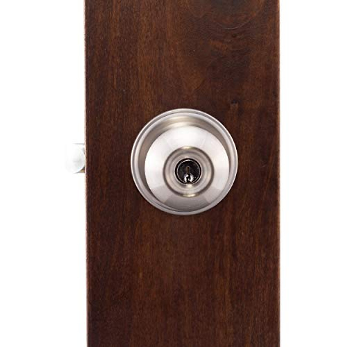 Copper Creek BK2040SS Ball Door Knob, Keyed Entry Function, 1 Pack, in Satin Stainless