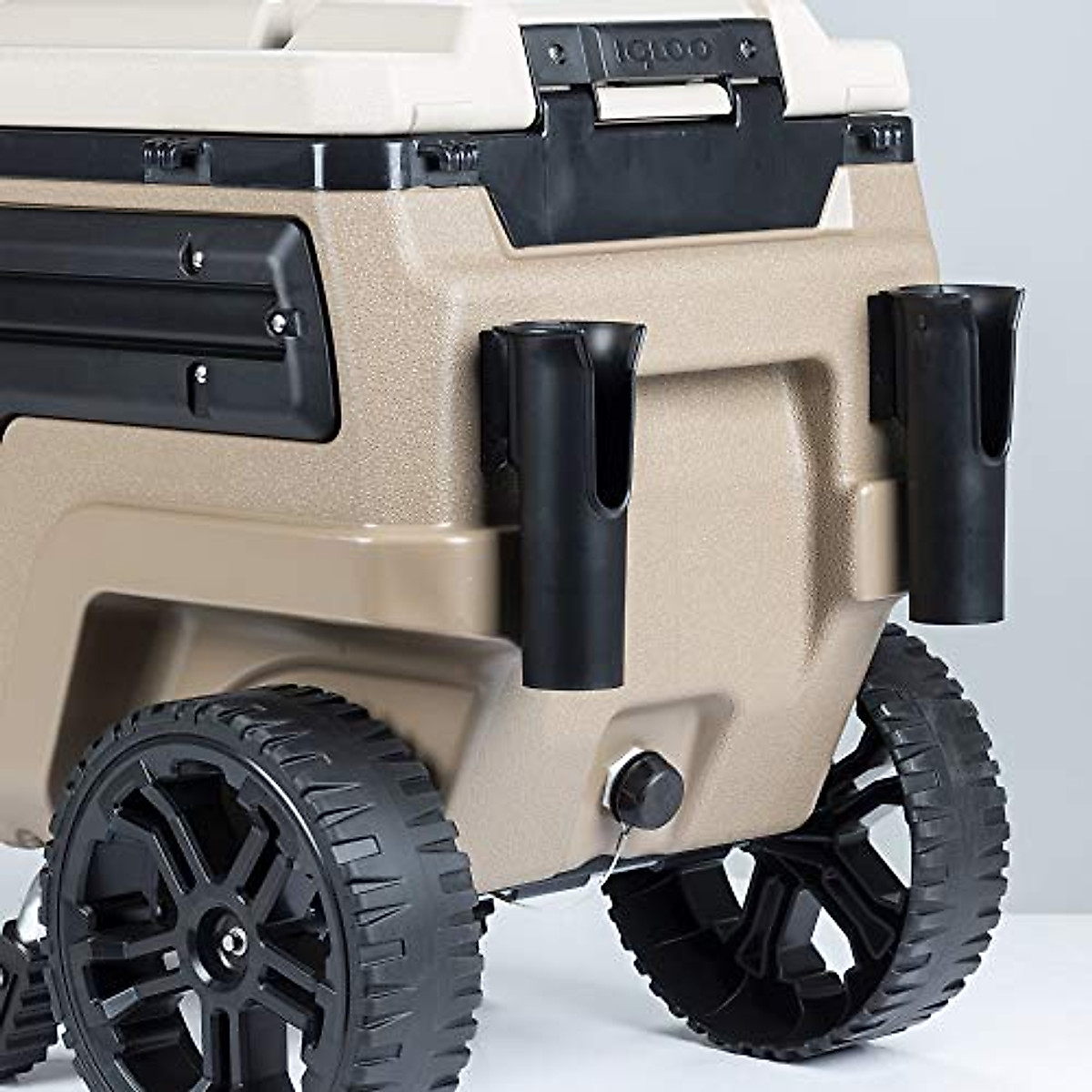 Igloo 70 Qt Premium Trailmate Wheeled Rolling Cooler, Brown