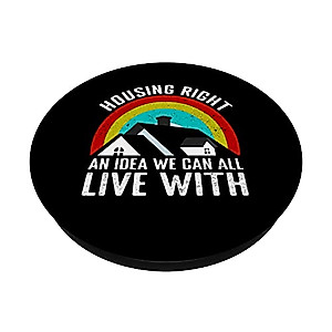 Housing Is A Human Right Poverty Cancel Rent Stop Evictions PopSockets Swappable PopGrip