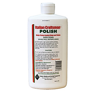 Granite and Marble Polish - Cleans and Protects - Italian Craftsman 16 oz