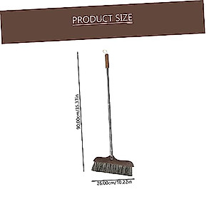 SOESFOUFU Electric Broom Long Handle Cleaning Broom Soft Bristle Cleaning Brush Kitchen Soft Bristle Broom Garbage Wiper Broom Outdoor Home Cleaning Broom Garden Broom Home Broom Wooden